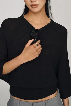 Sanctuary About Us Relaxed Top - Black