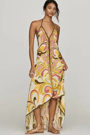 Rococo Sand High-low Maxi Dress - Multi
