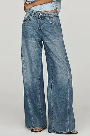 DL1961 Alex Wide-leg Jeans - Authentic