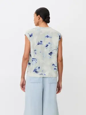 MASAI COPENHAGEN Floral Cap Sleeve Top