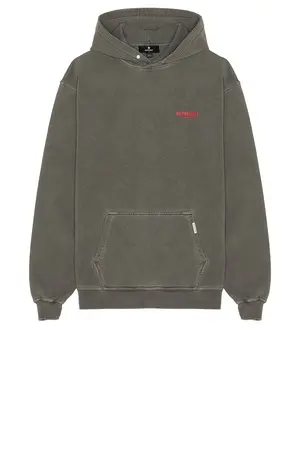 REPRESENT Owners Club Hoodie In Blue - Washed Black