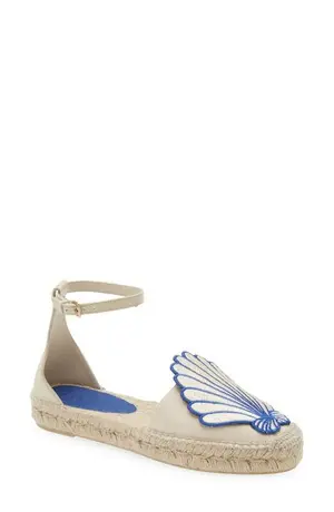 Farm Rio Shell Embroidered Espadrilles