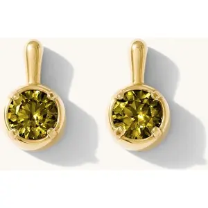 BEADS BY TARA Bonbon Stud Earrings - Peridot