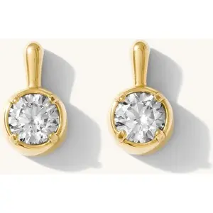 BEADS BY TARA Bonbon Stud Earrings - Simulated Diamond