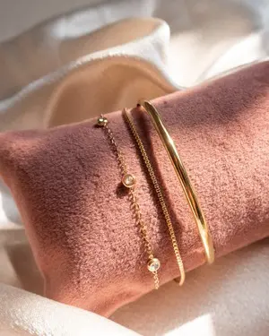 BEADS BY TARA Anna Bezel Bracelet