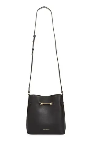 Strathberry Corda Leather Bucket Bag - Black