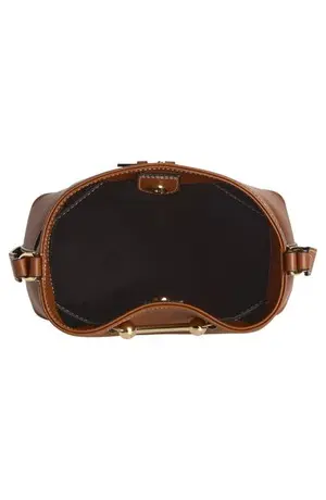 Strathberry Corda Leather Bucket Bag - Chestnut