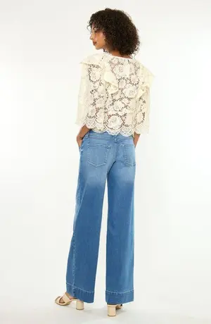 KANCAN Terri Essentials Low Rise Wide Jeans