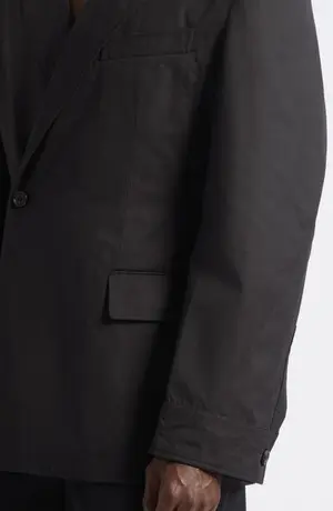 Givenchy Regular Fit Couture Seam Cotton Poplin Jacket