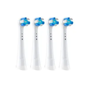 PURSONIC 4-pack Replacement Brush Heads Compatible With Oral-b Io Series 2-10 - White