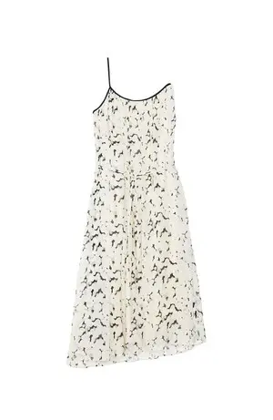 OTTOD'AME Asymmetric Viscose Dress