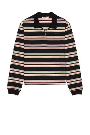 Marni Polo Neck Shirt In Multi