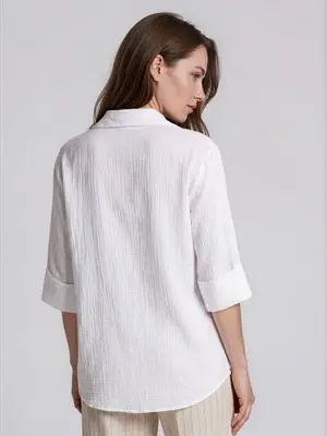 MASAI COPENHAGEN Mairara Button-front Long Shirt