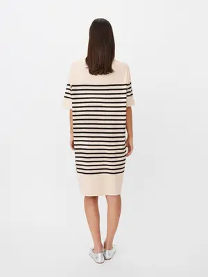 MASAI COPENHAGEN Striped Relaxed Knit Dress