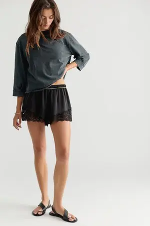 Free People We The Free Gracie Cropped Crew Neck Top