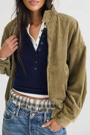 Free People We The Free Hudson Solid Cashmere Henley - Shark