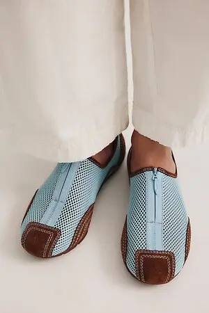 Jeffrey Campbell Margate Mesh Sneakers Blue Combo