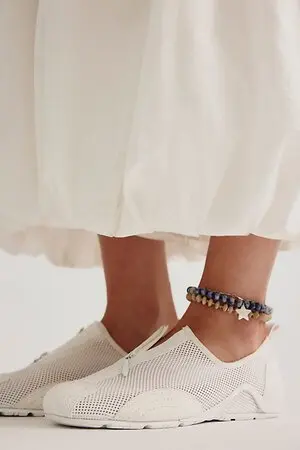 Jeffrey Campbell Margate Mesh Sneakers - White Combo