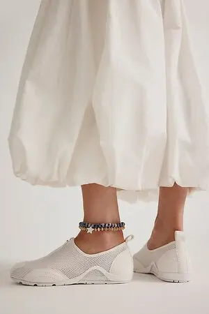 Jeffrey Campbell Margate Mesh Sneakers - White Combo