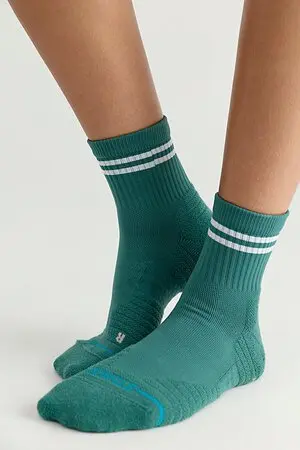 Stance Stace Lined Up Quarter-length Socks - Teal