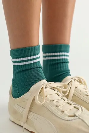 Stance Quarter-length Performance Golf Socks - Teal