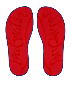CHRISTIAN LOUBOUTIN The Christian Louboutin Summer Flip Flop Azurite