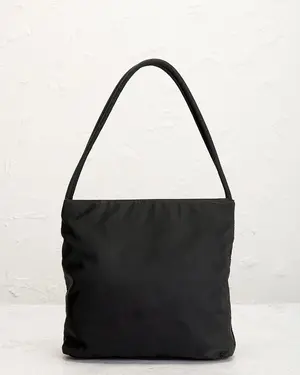 FWRD RENEW Prada Tessuto Flat Messenger Bag