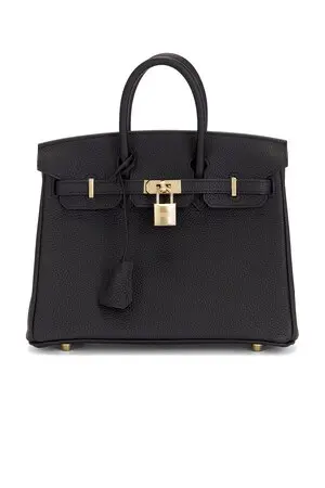 Hermès Togo Birkin 25 Handbag In Black - Noir