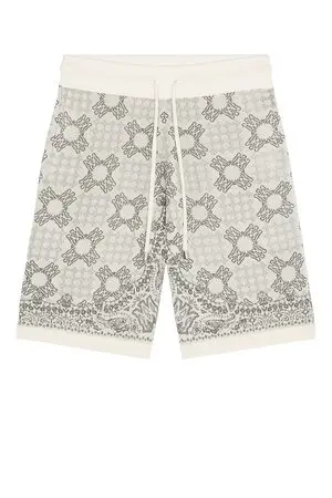 Amiri Ma Quad Check Mesh Knit Short