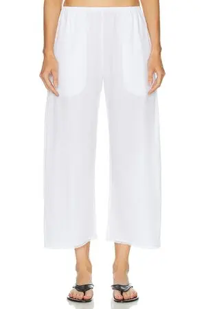 LESET Yoko Lace Crop Pant