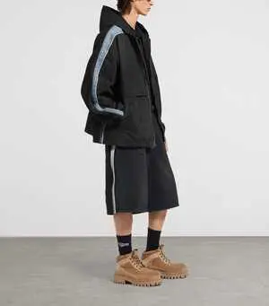 Balenciaga Oversized Contrast-detail Denim Jacket