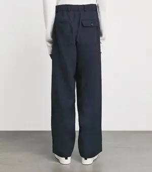 Oliver Peoples Oxford Pleated Wide Leg Trousers