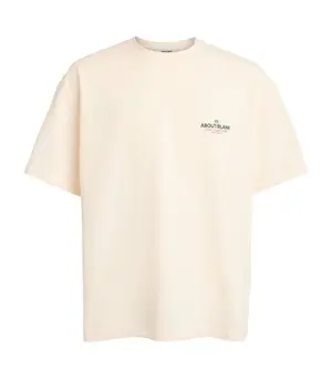 ABOUT:BLANK Cotton Logo Oversized T-shirt - Ivory