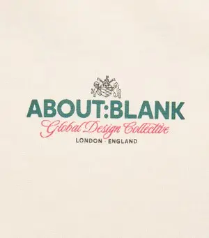 ABOUT:BLANK Cotton Logo Oversized T-shirt