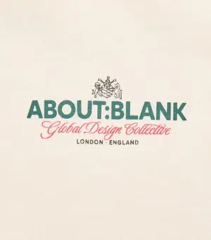 ABOUT:BLANK Cotton Logo Oversized T-shirt