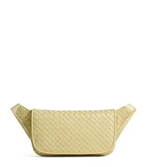 Bottega Veneta Leather Veneto Belt Bag - Yellow
