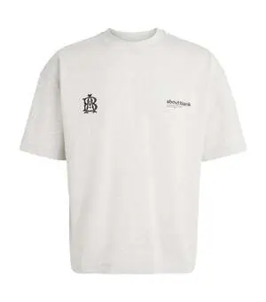ABOUT:BLANK Cotton Dual Logo T-shirt - Grey