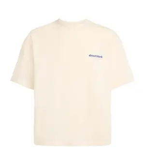 ABOUT:BLANK Cotton Logo Oversized T-shirt - Ivory