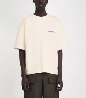 ABOUT:BLANK Cotton Logo Oversized T-shirt