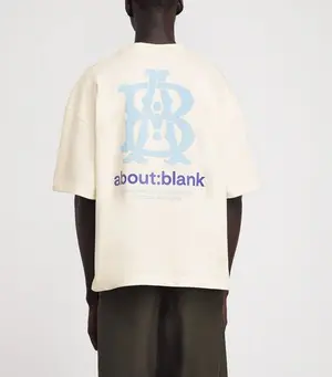 ABOUT:BLANK Cotton Logo Oversized T-shirt
