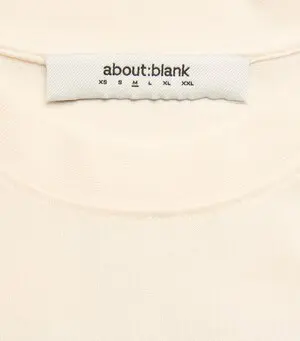 ABOUT:BLANK Cotton Logo Oversized T-shirt