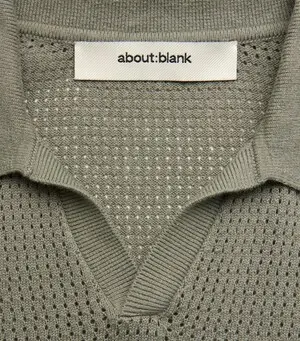 ABOUT:BLANK Knitted Resort Polo Shirt