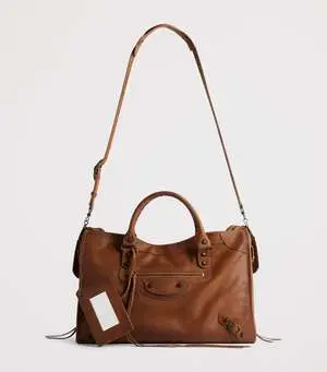 Balenciaga Medium Goatskin Le City Top-handle Bag
