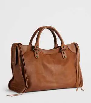 Balenciaga Medium Goatskin Le City Top-handle Bag