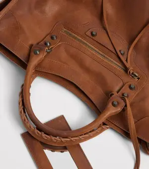 Balenciaga Medium Goatskin Le City Top-handle Bag