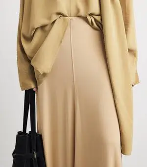 TOTEME Jersey Flared Maxi Skirt