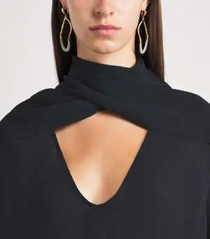 TOTEME Scoop-neck Scarf Maxi Dress