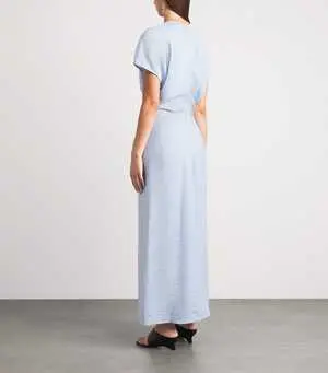 TOTEME Slubbed Slouch-waist Midi Dress