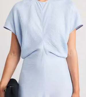 TOTEME Slubbed Slouch-waist Midi Dress