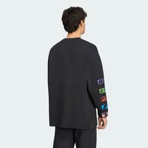 Adidas Mercedes-amg Petronas Formula 1 Team Long Sleeve Tee By - Black